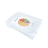 Pen + Gear Plastic Stacker Document Box, Clear, Letter Size, Desktop ...