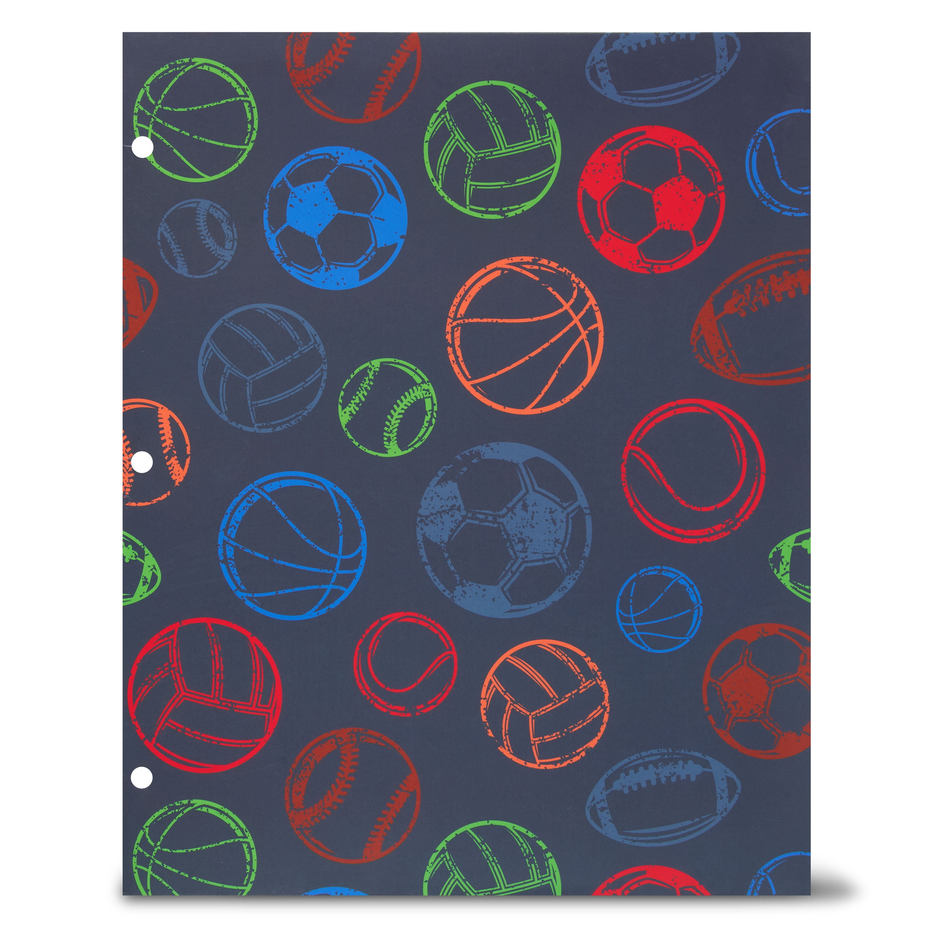 Pen+Gear Pocket Paper Fashion Folder, Sports Design - Walmart.com