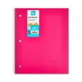 Pen+Gear College Ruled Poly 1-Subject Notebook with Inside Pockets, 9 ...