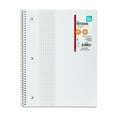 Pen+Gear 1 Subject Notebook, Grid Ruled, 8.5"x 10.5", Poly Cover, 80 ...