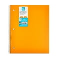 Pen+Gear Wide Ruled Poly 1-Subject Notebook with Inside Pockets, 9" x ...