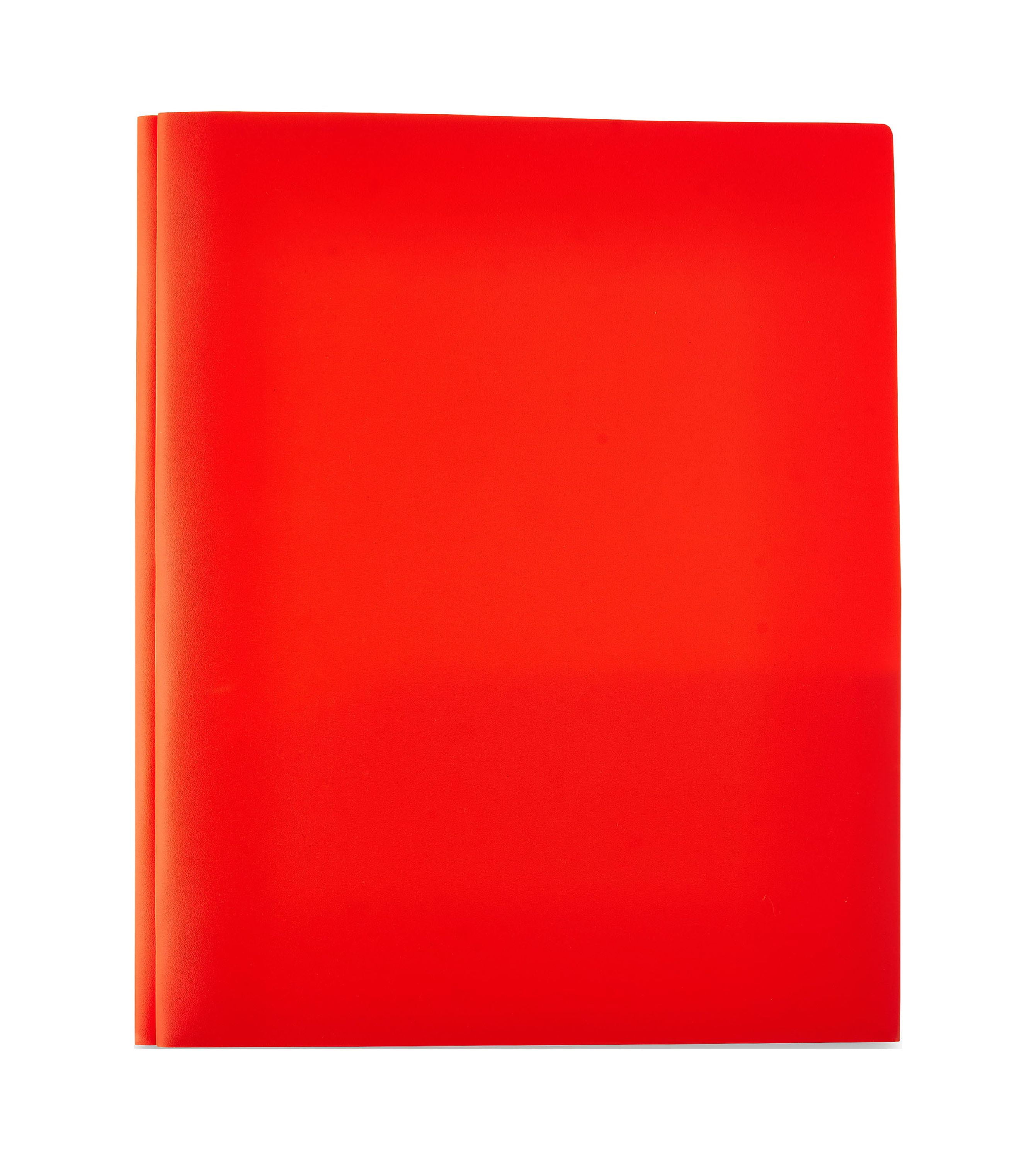 Pen+Gear Poly 2-Pocket Folders with Prongs, 9.4" x 11.4", Orange, 50 ...