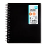 Pen+Gear College Ruled 5-Subject Poly Notebook, 6" x 8.26", Black, 150 ...