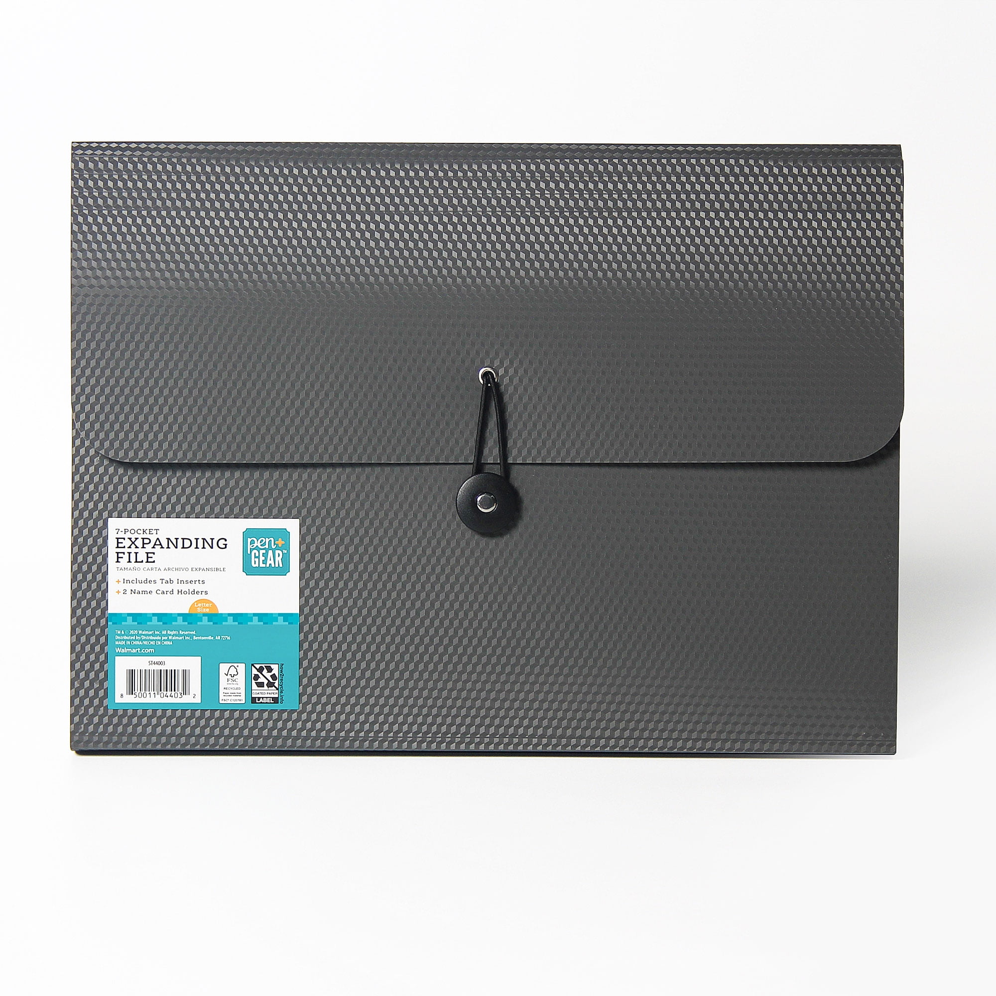 Pen+Gear Poly 7-Pocket Expanding File, Gray, Letter Size - Walmart.com