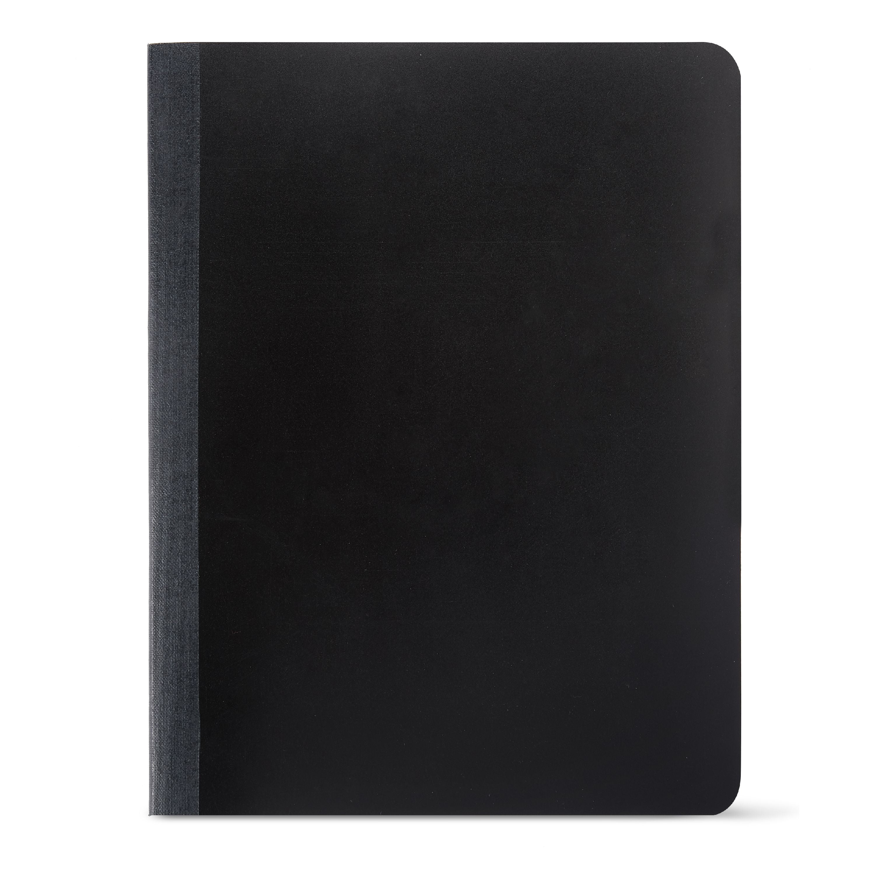 Pen + Gear Poly Composition Book, Wide Ruled, 80 Pages, Black - Walmart.com