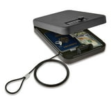 Pen+Gear Portable Safe, Black, 9.5 x 6.5 inches, Combination Lock ...