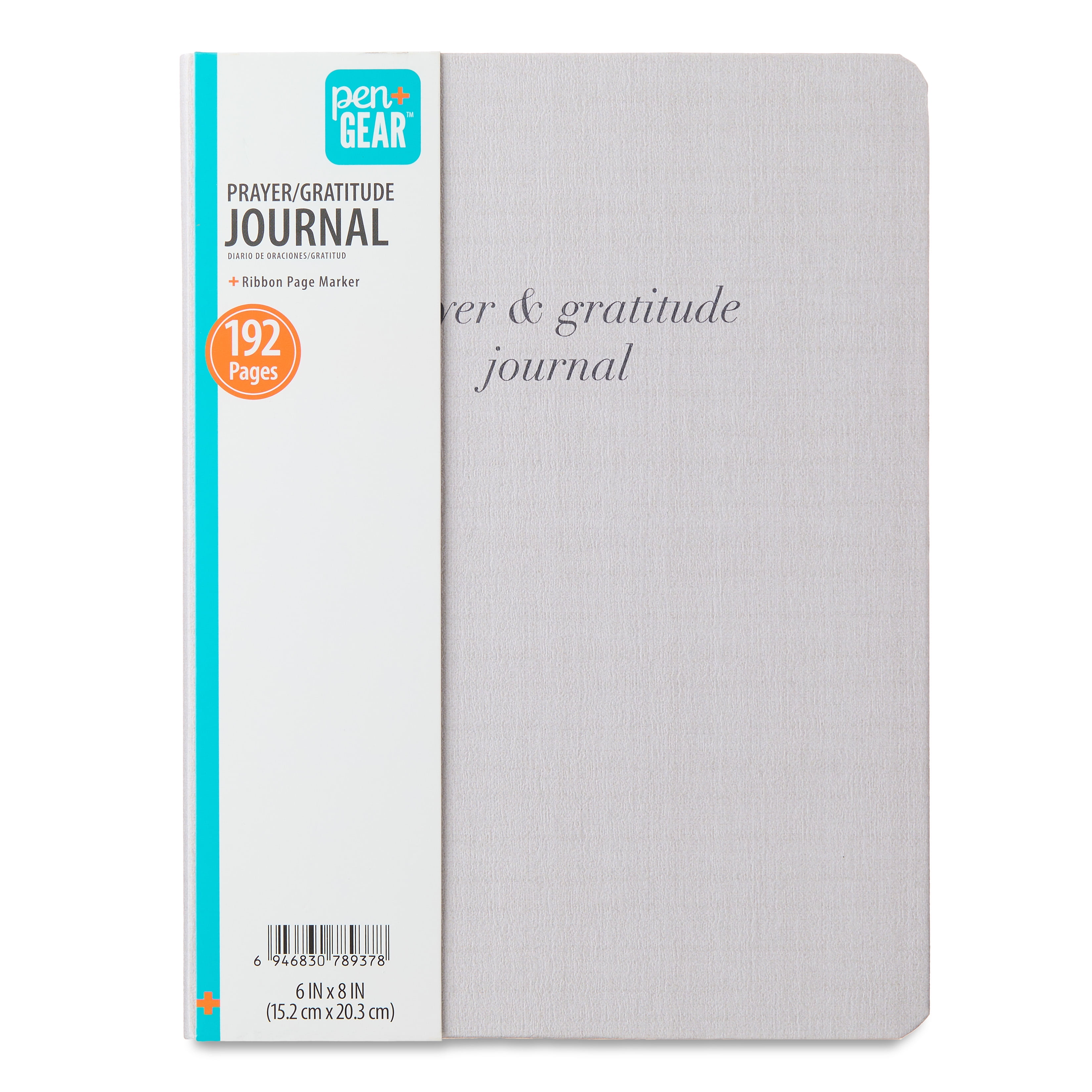 Pen+Gear Prayer & Gratitude Journal, Gray, 6" x 8", 192 Ruled Pages ...