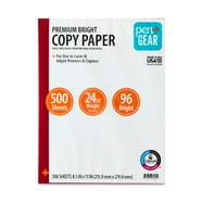 (5 pack) Pen + Gear Copy Paper, 8.5" x 11", 92 Bright, White, 20 lb., 1 ...