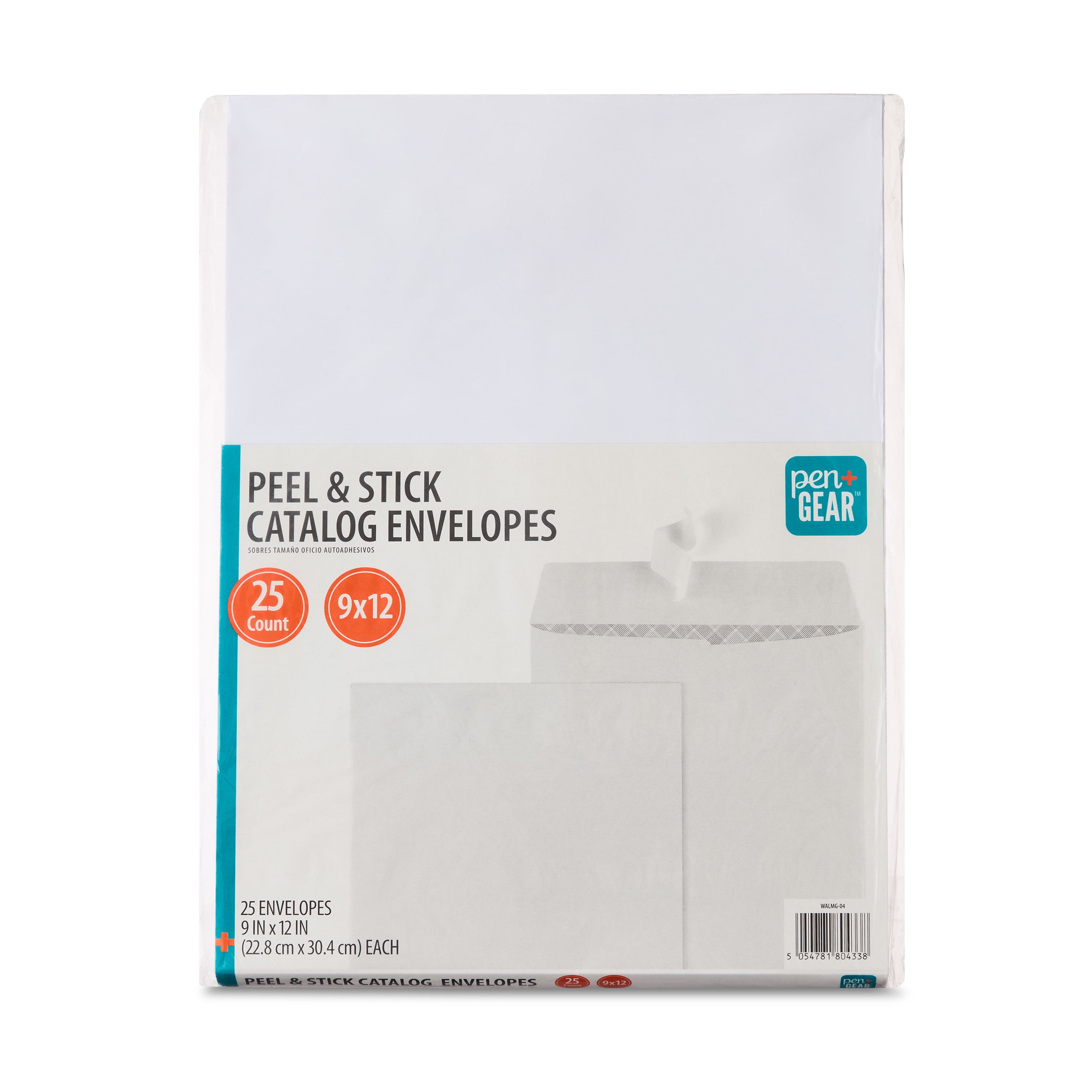 Pen+Gear Privacy Tint Peel & Stick Catalog Envelopes, White, 9" x 12 ...