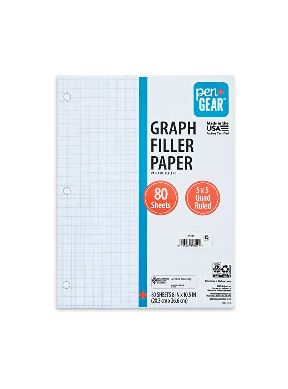 Graph Paper in Paper - Walmart.com