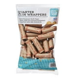 Pen+Gear Quarter Coin Wrappers Orange 36 Count Preformed and Crimped ...