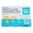 Pen + Gear Recycled Paper Clips, Smooth Finish, #1 Size, 1 1/4" x 1/4 ...