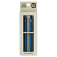 Pen+Gear Retractable Ballpoint Hybrid Ink Pens, Medium Point 1 mm, Blue ...