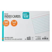 PEN GEAR 3X5 NEON ORANGE INDEX CARDS- 100 COUNT - Walmart.com