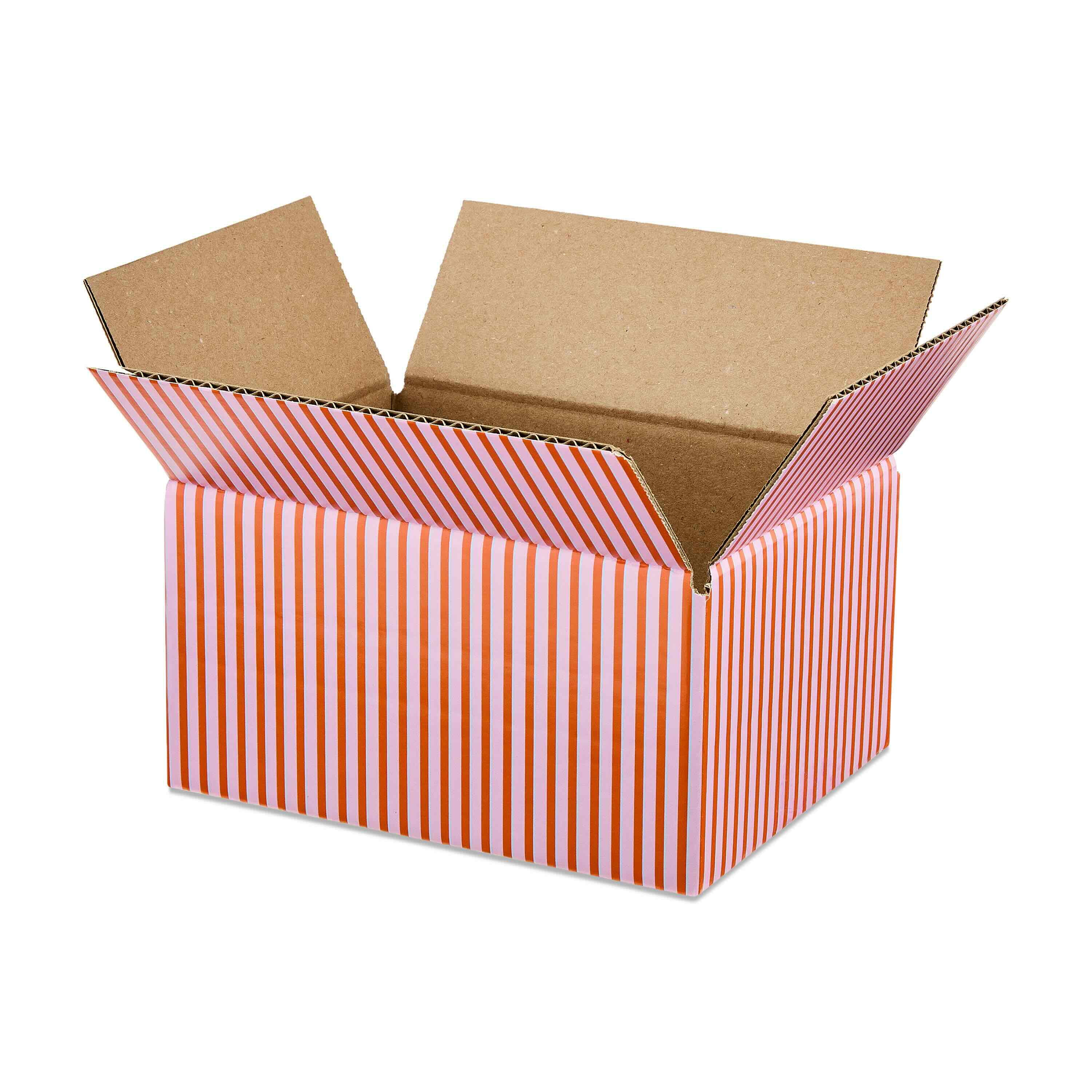 Pen+Gear Decorative Shipping Box 8" x 6" x 4" for Gifts and E-commerce ...