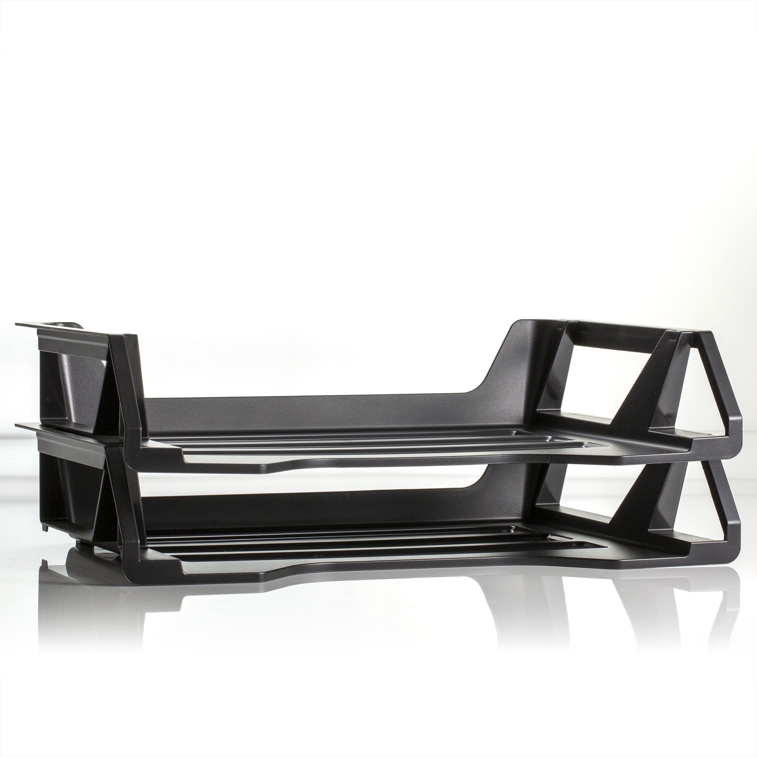 Pen + Gear Side Loading Letter Trays, 2 Pack, Plastic, Black - Walmart.com