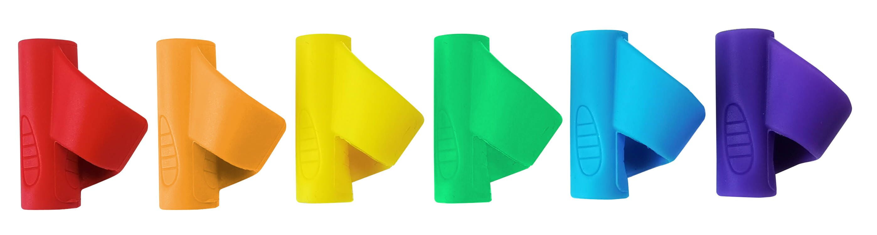 Pen+Gear Silicone Adaptive Pencil Grips, Multicolor, 6 Count, Age 3 ...