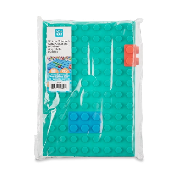 Pen+Gear Silicone Notebook with Letters, Numbers and Symbols, 160 Pages ...