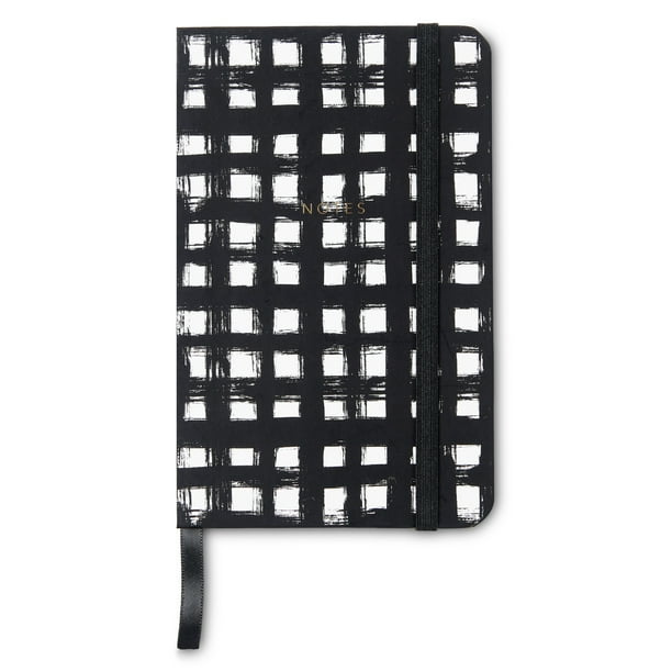 Pen+Gear Small Hardcover Journal, Black & White Geometric, 160 Pages, 3 ...