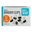 Business Source Small Binder Clips - Steel, Zinc, Black, 40 Pack for ...