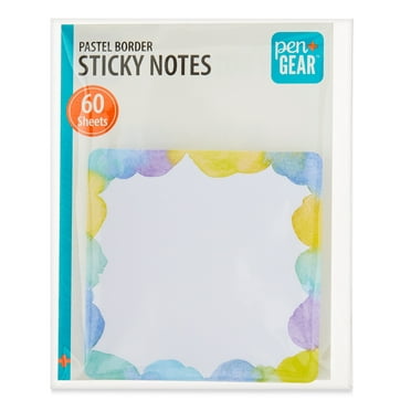 Mr. Pen- Graph Paper Sticky Notes, 6 Pads, 3x3 Inch, Bright Colors ...