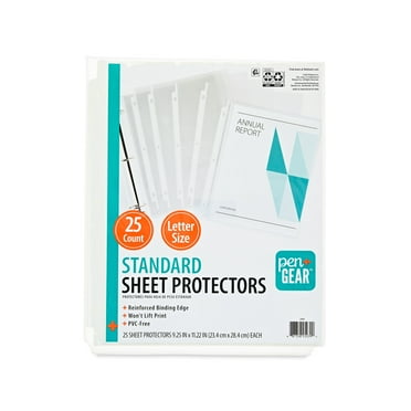 Universal Top-Load Poly Sheet Protectors, Economy, Letter, 100/Box ...