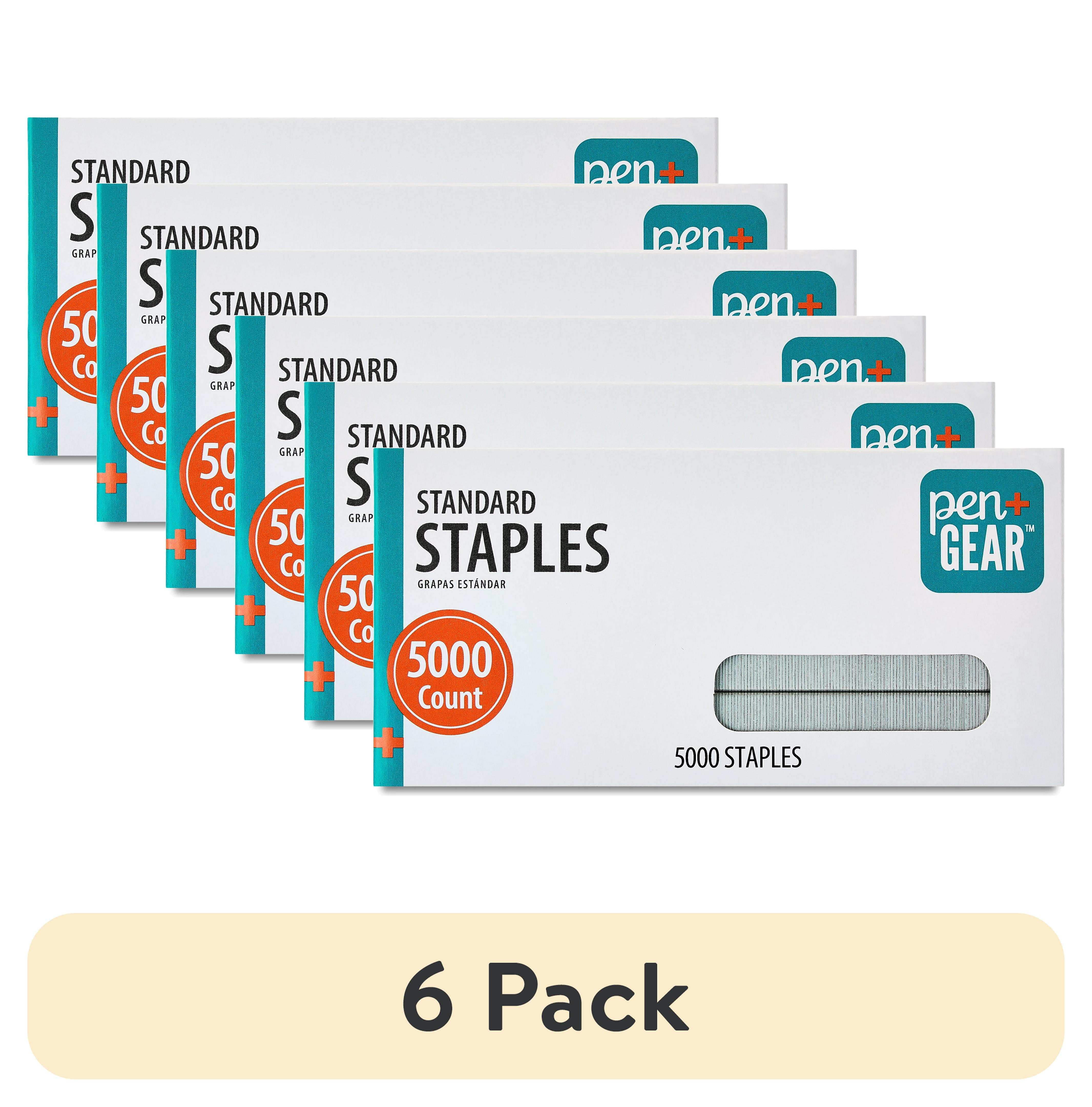 (6 pack) Pen+Gear Standard Staples, 5000 Count - Walmart.com