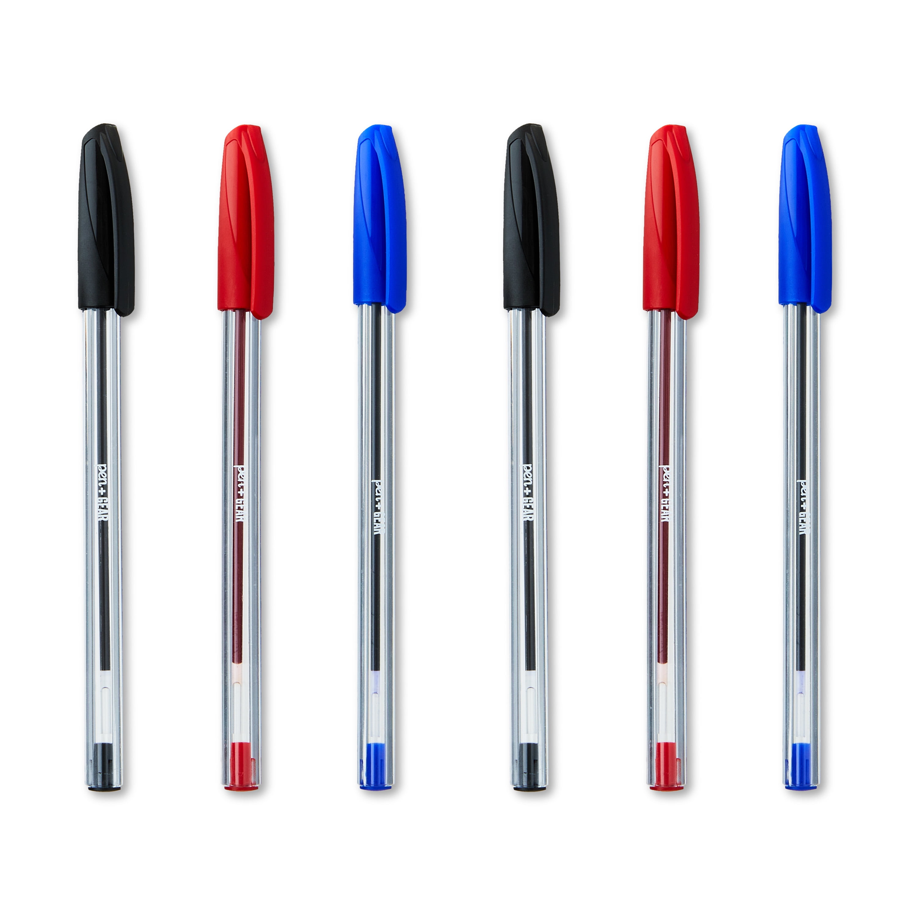 Pen+Gear Stick Ballpoint Pens, 1 mm, Assorted Color Ink, 60 Count ...