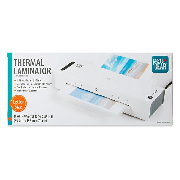 Pen+Gear Thermal Laminator, Letter Size, 5 mil, White - Walmart.com