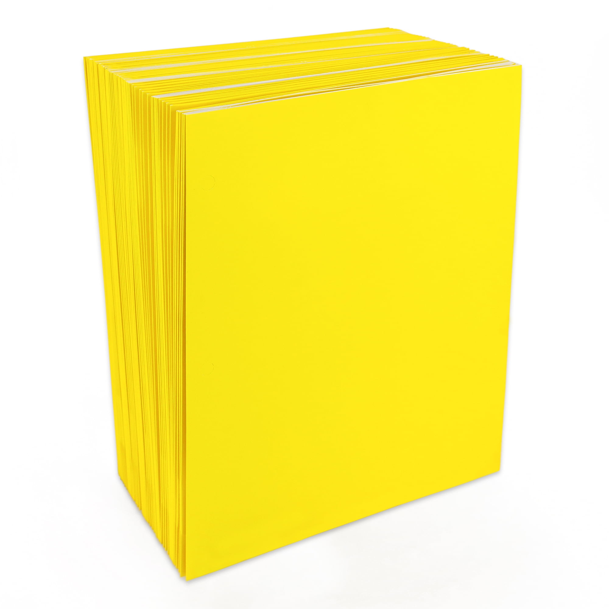 Pen + Gear Two Pocket Paper Portfolios, 50 Count, Yellow, Letter Size ...