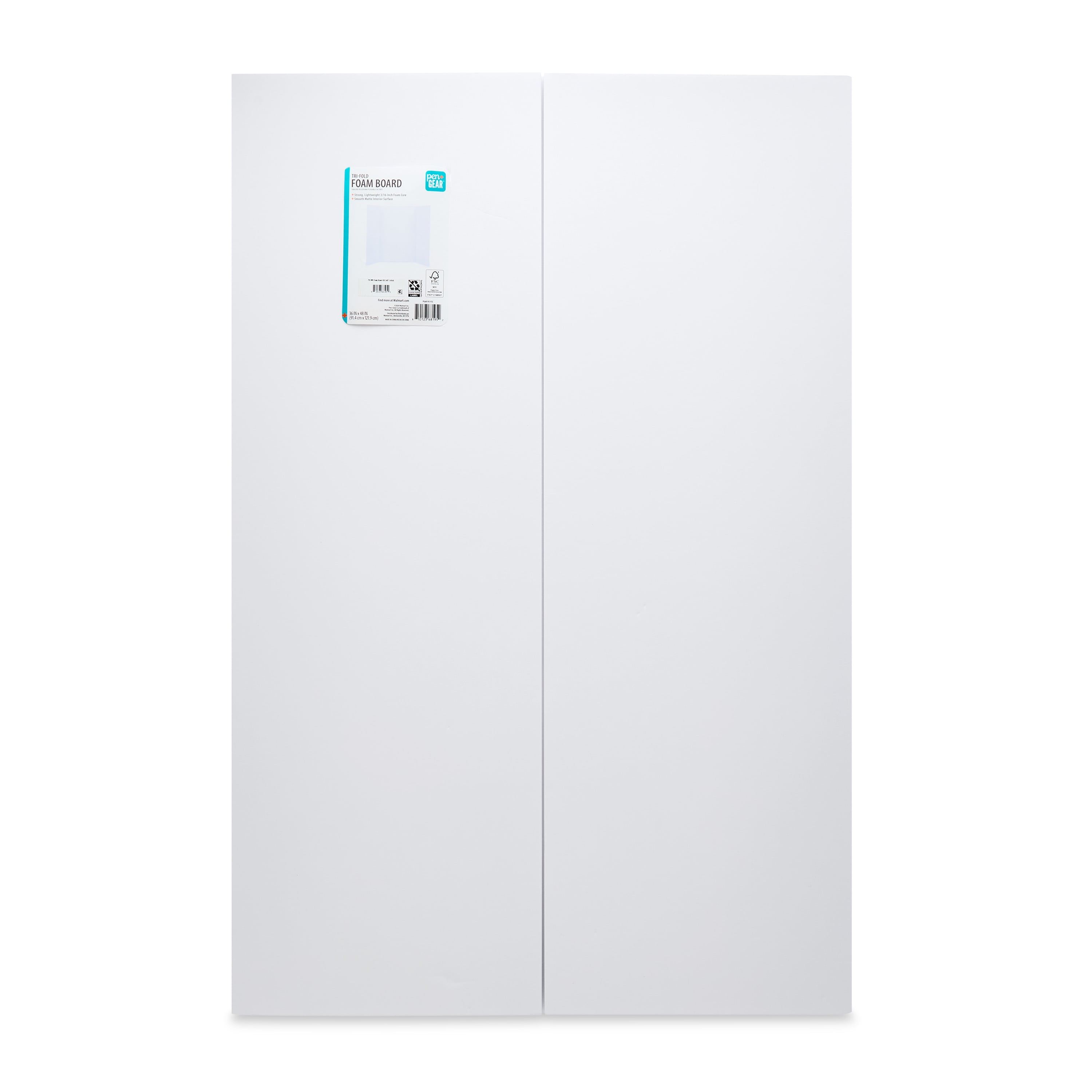 Pen+Gear White Tri-Fold Foam Board, 36" x 48" - Walmart.com