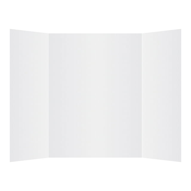 Pen + Gear White Tri-Fold Project Display Board, 36"x48", 1/Pack ...