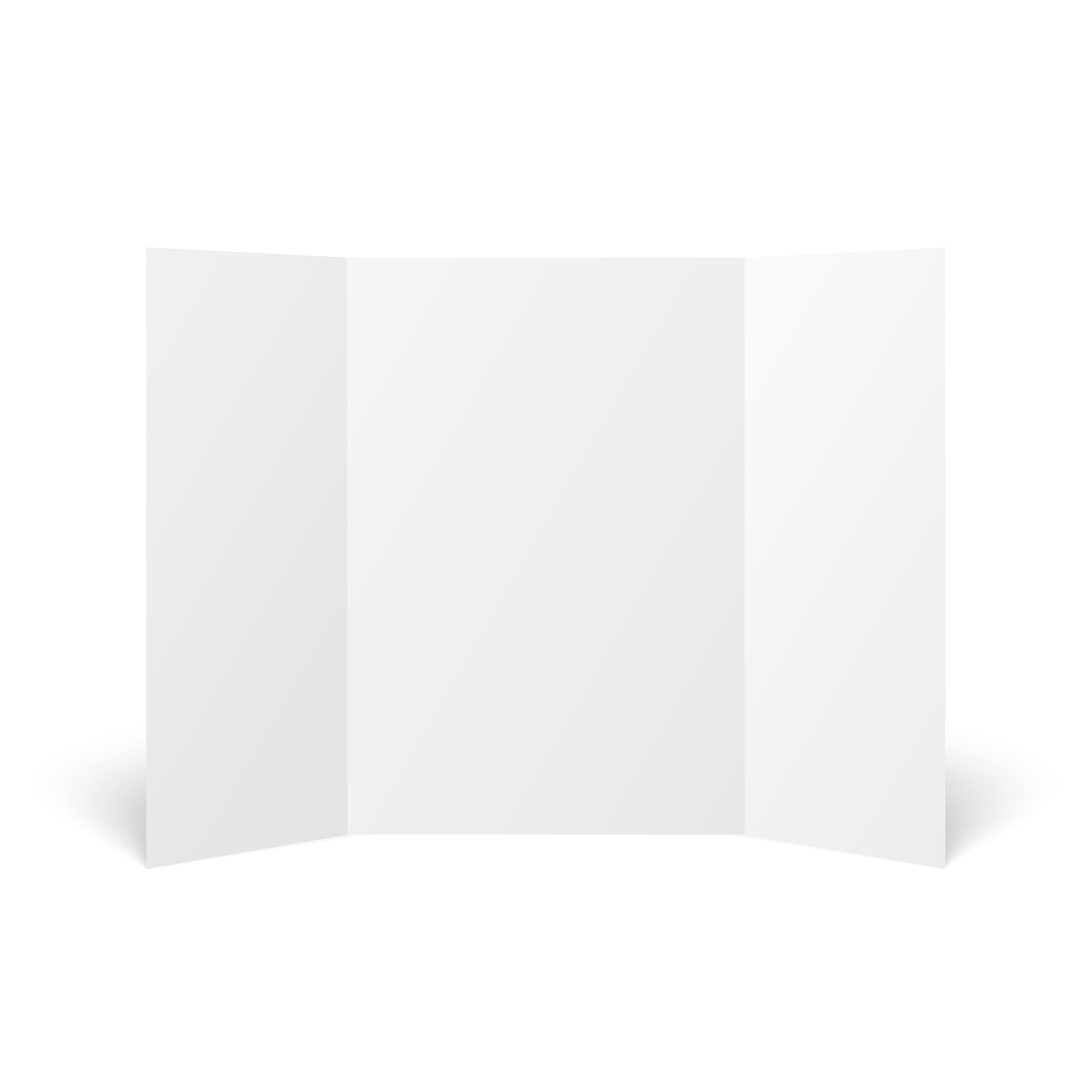 Pen + Gear White Tri-Fold Project Presentation Display Board, 14"x22 ...