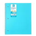 Pen + Gear Wide Ruled 1-Subject Notebook, 10.5" x 8", Blue, 100 Sheets ...