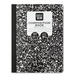 Pen+Gear Wide Ruled Composition Book, 7.5" x 9.75", Black and White ...