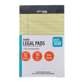 Legal Pads in Writing & Legal Pads | Yellow - Walmart.com