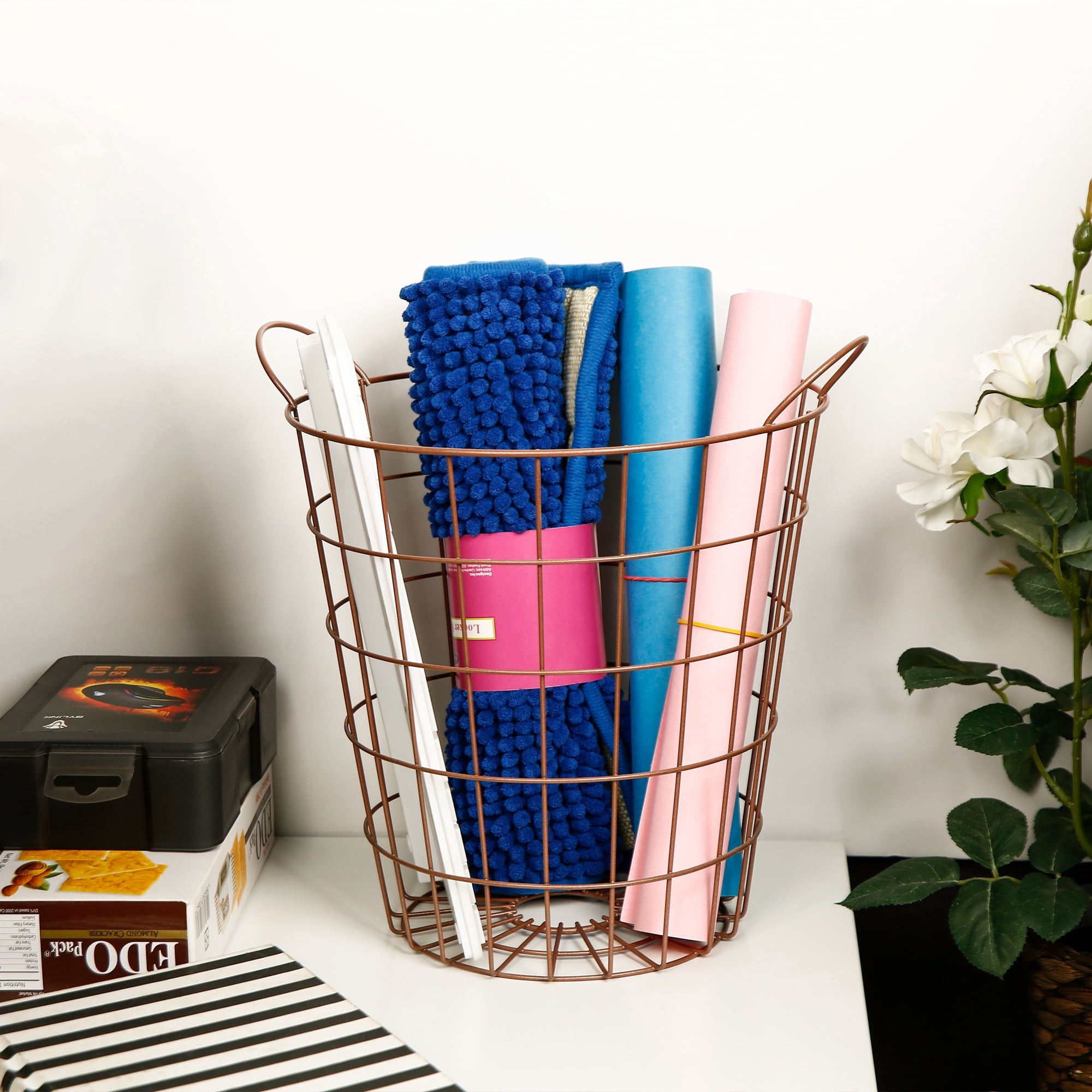 Pen + Gear Wire Waste Bin, Assorted Colors - Walmart.com