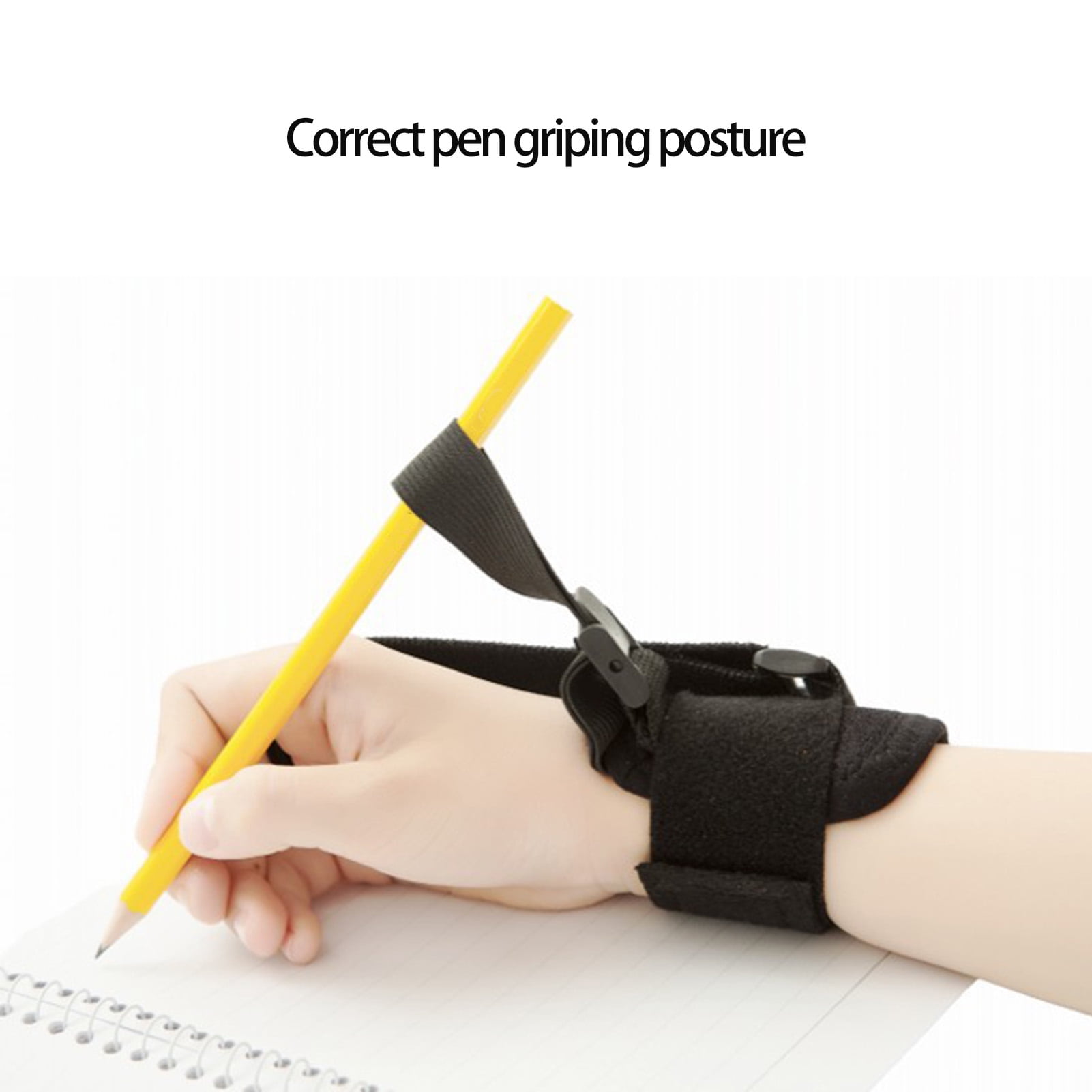 Pen Hold Corrector Ergonomic Design Pen Grip Wrist Brace Writing ...