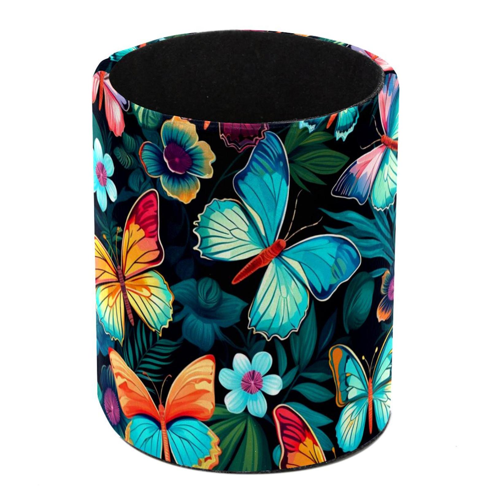 Pen Holder, Colorful Butterfly Pencil Holder for Desk Makeup Organizer ...