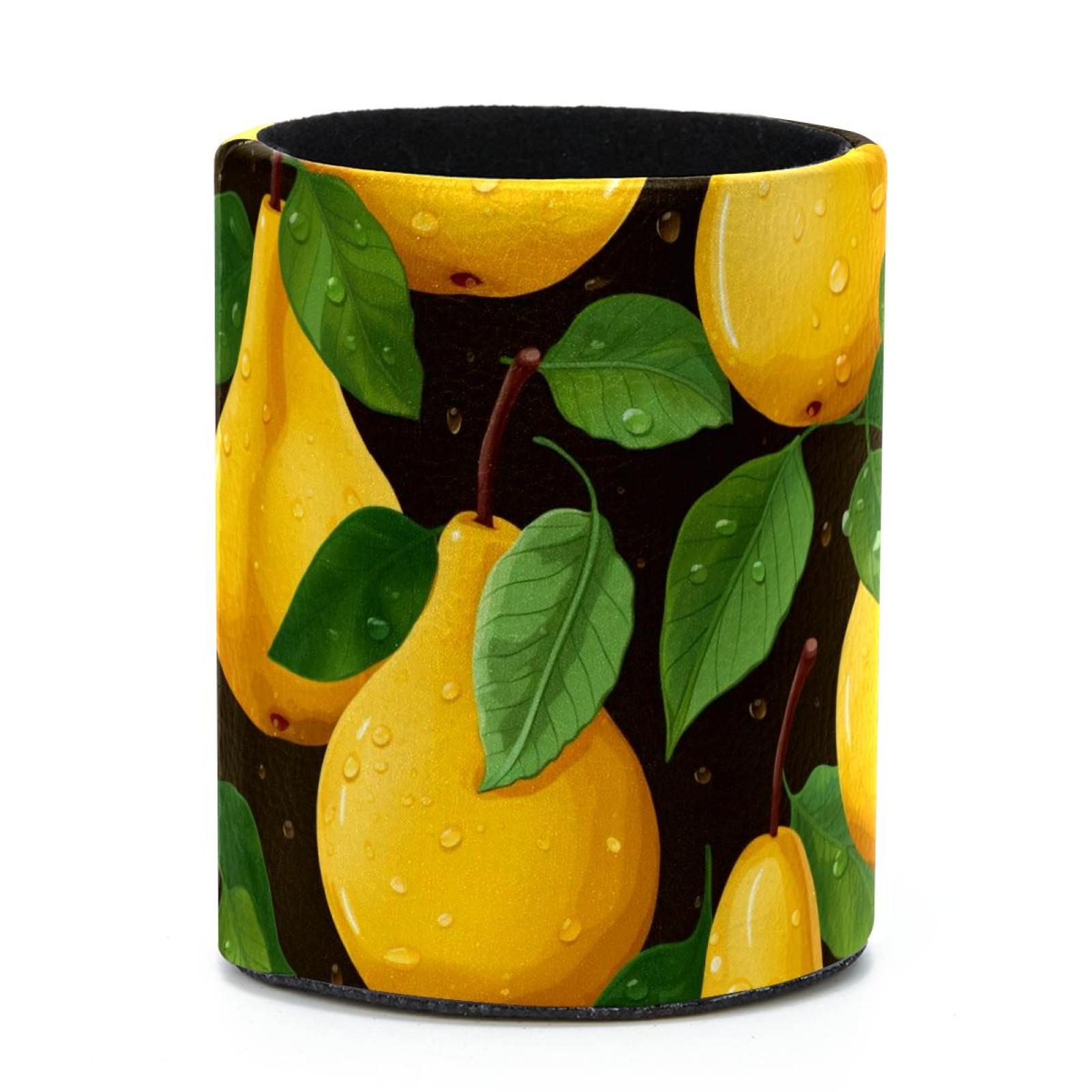 Pen Holder - Compact Pencil Cup and Makeup Organizer for Desktop, Pear ...