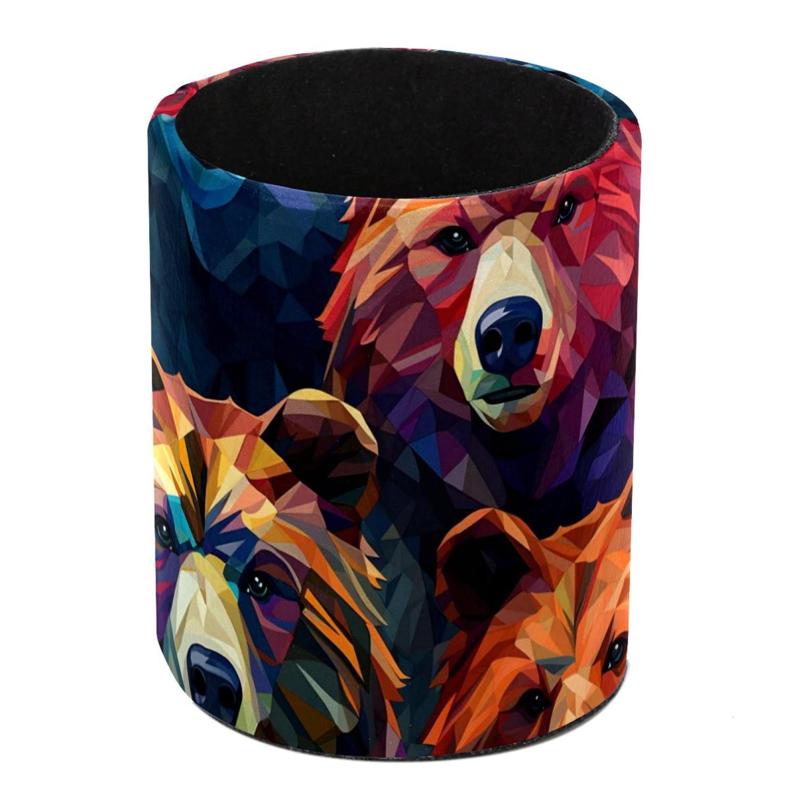 Pen Holder Cup Pencil Cup Holder for Office Bear Desk Organizer ...