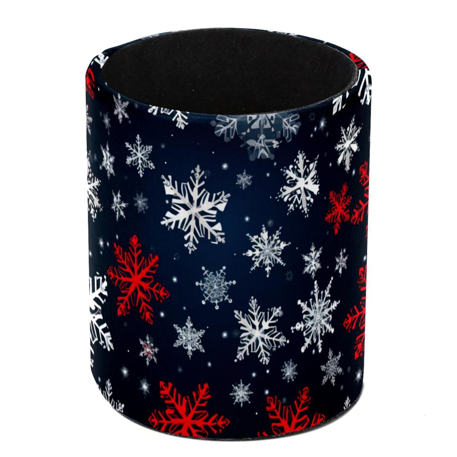 Pen Holder Cup Pencil Cup Holder for Office Christmas Snow Desk ...