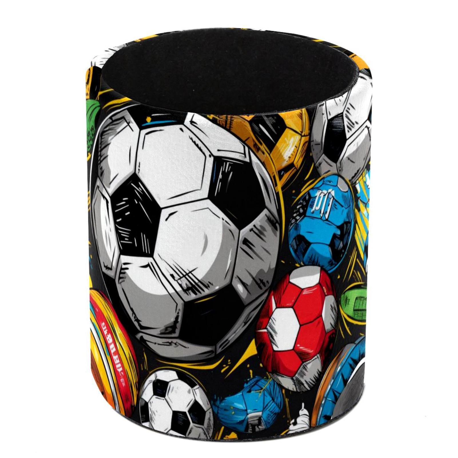 Pen Holder Cup Pencil Cup Holder for Office Football Soccer Desk ...