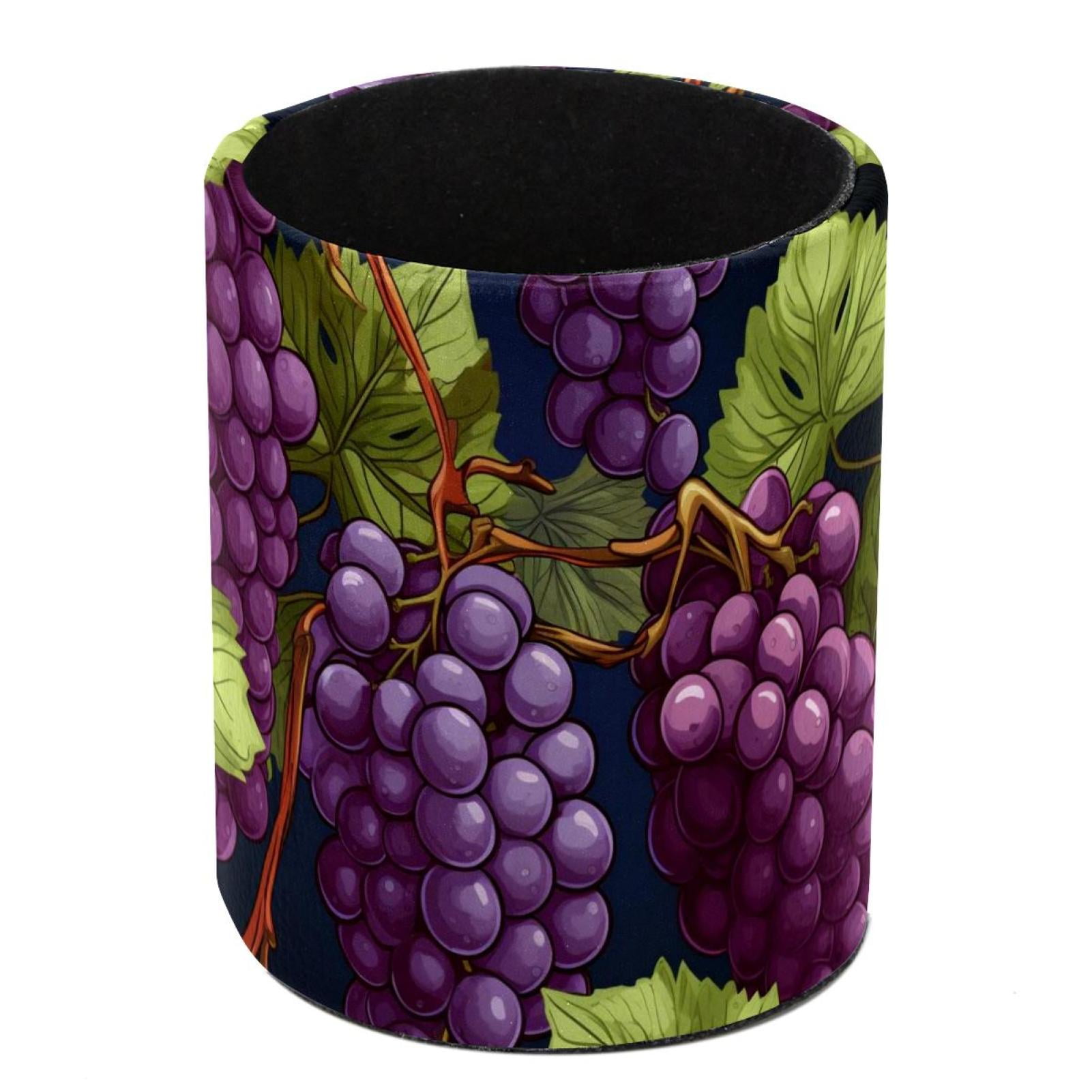 Pen Holder Cup Pencil Cup Holder for Office Grape Desk Organizer ...