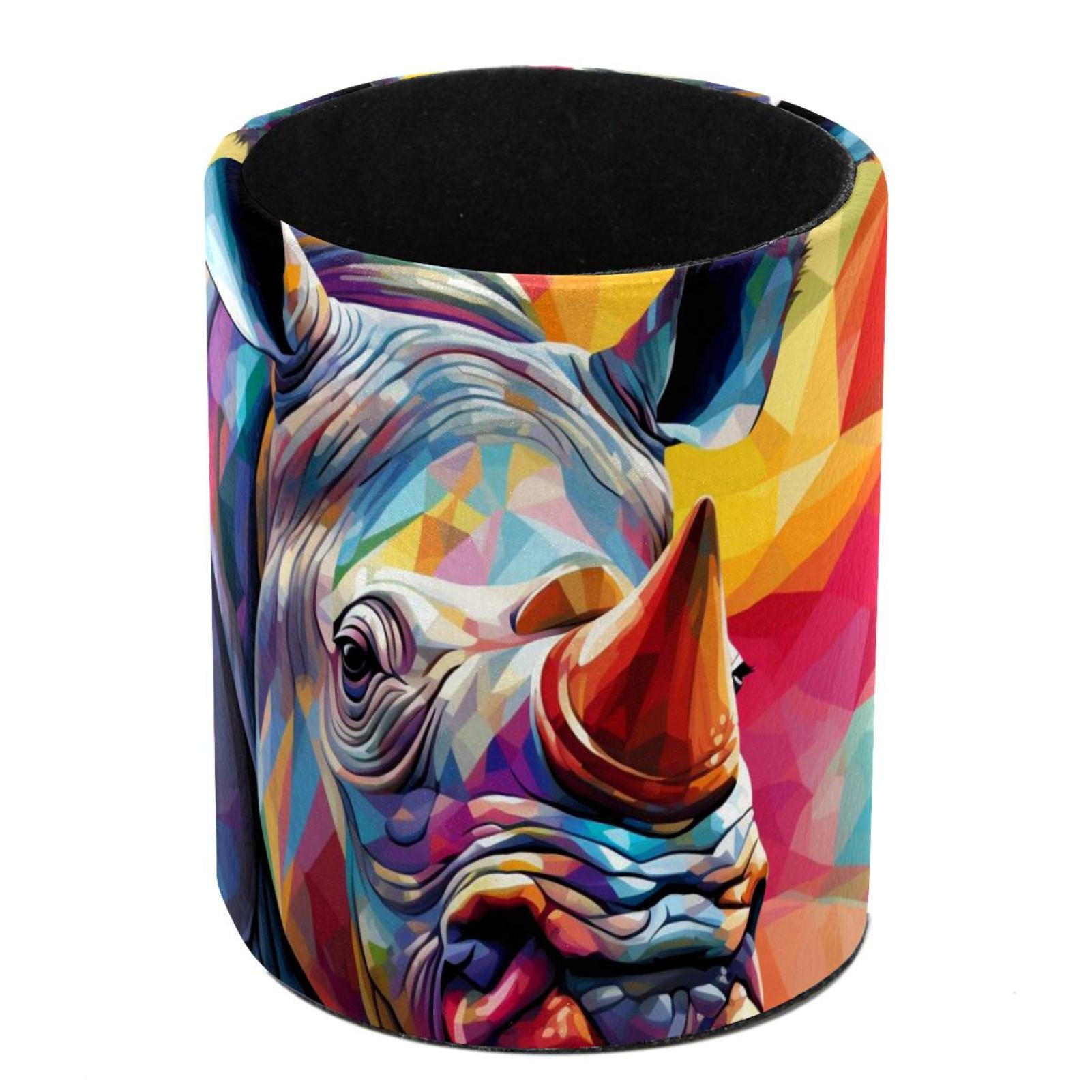 Pen Holder Cup Pencil Cup Holder for Office Rhinoceros Desk Organizer ...