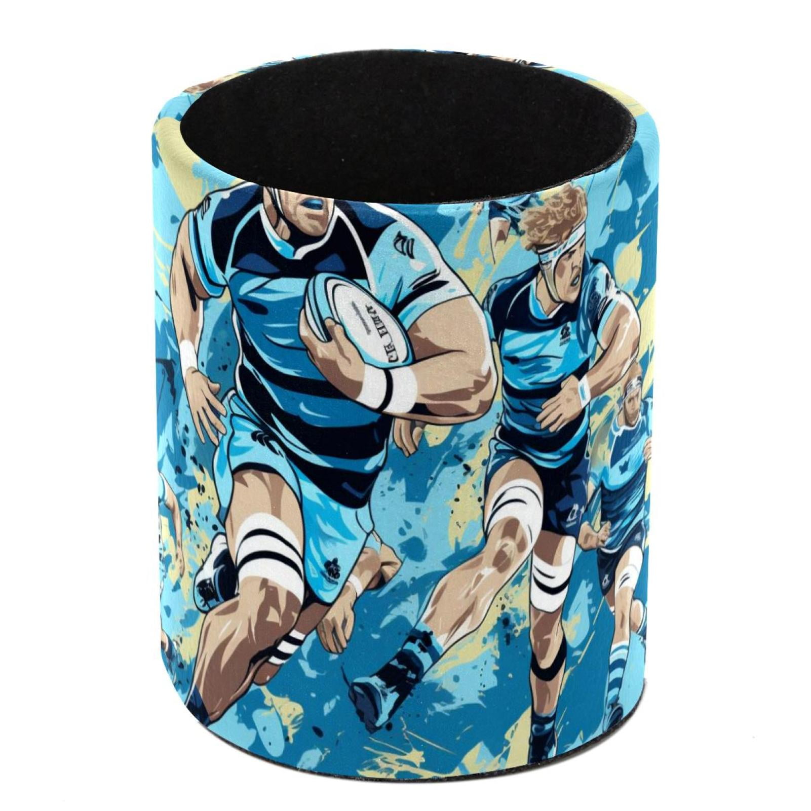 Pen Holder Cup Pencil Cup Holder for Office Rugby Football Desk ...