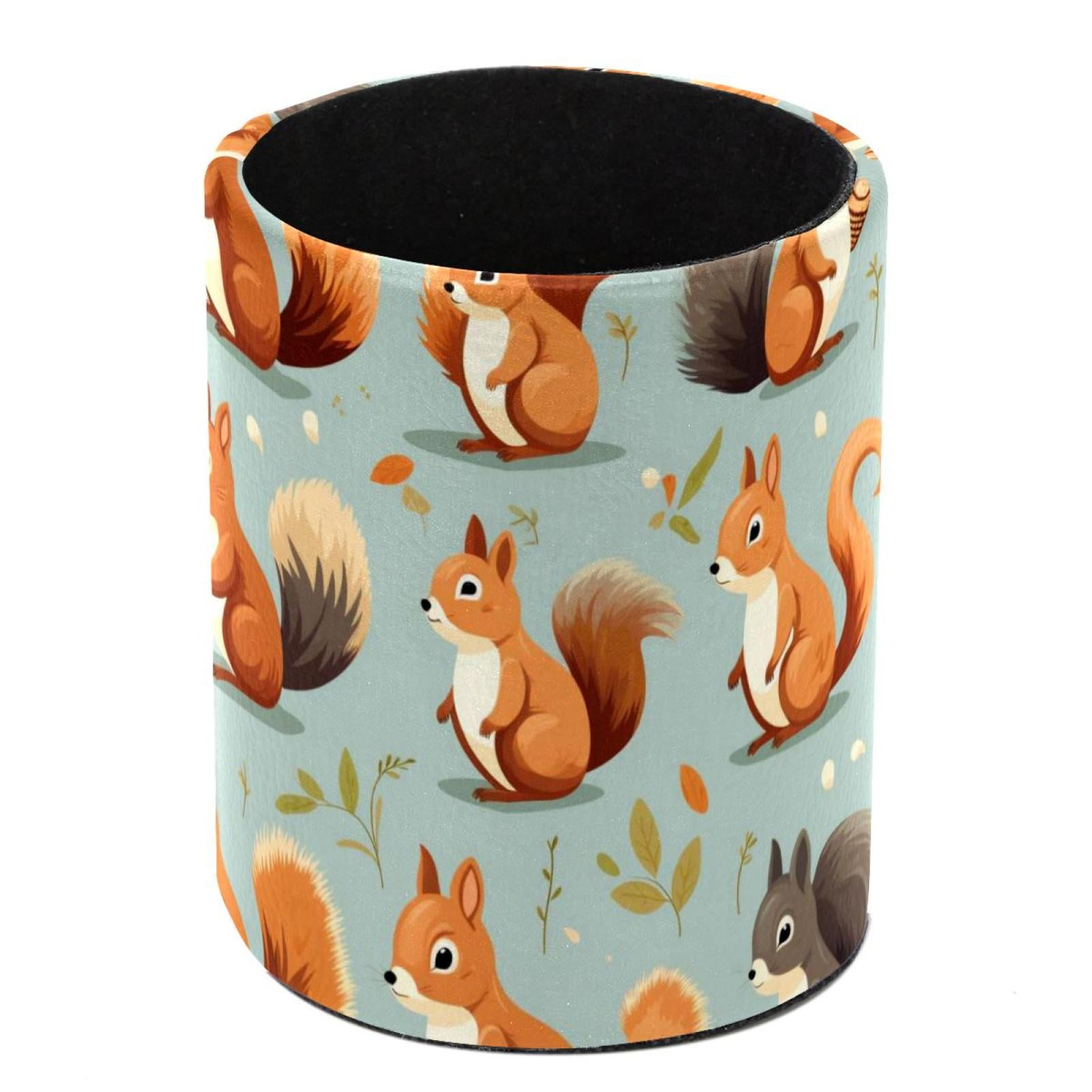 Pen Holder Cup Pencil Cup Holder for Office Squirrel Desk Organizer ...