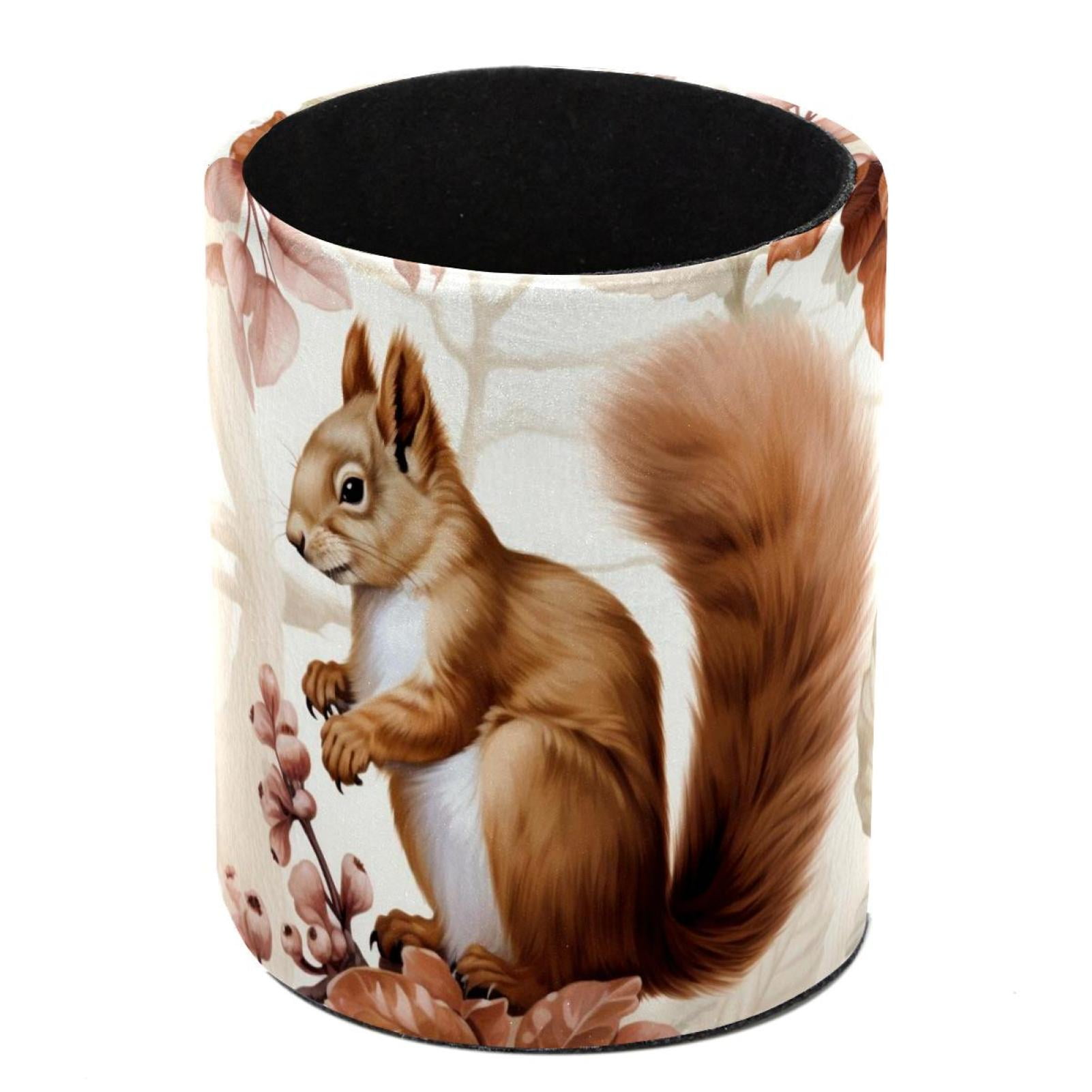 Pen Holder Cup Pencil Cup Holder for Office Squirrel Desk Organizer ...