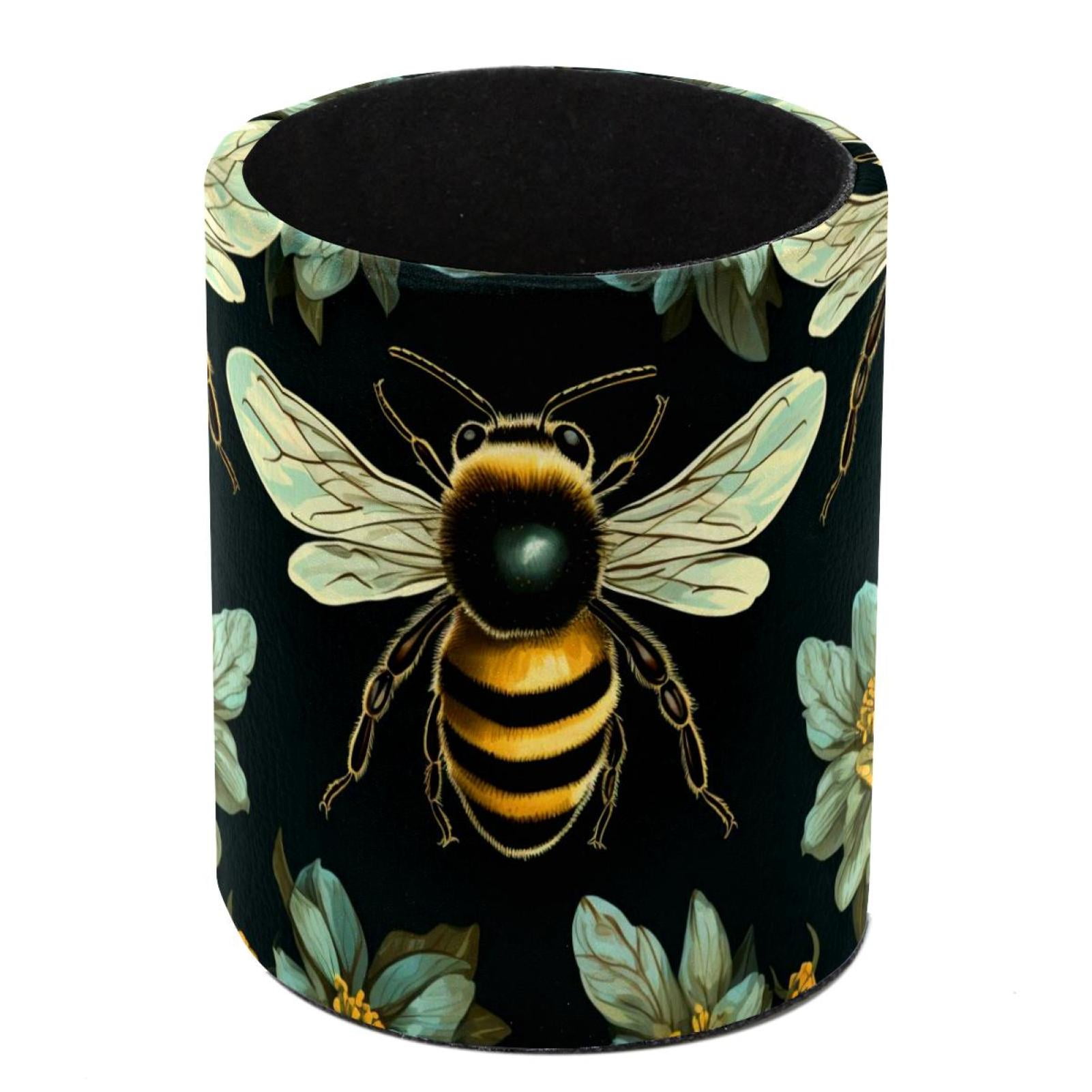 Pen Holder Cup Pencil Cup Holder for Office Starry Bee Desk Organizer ...