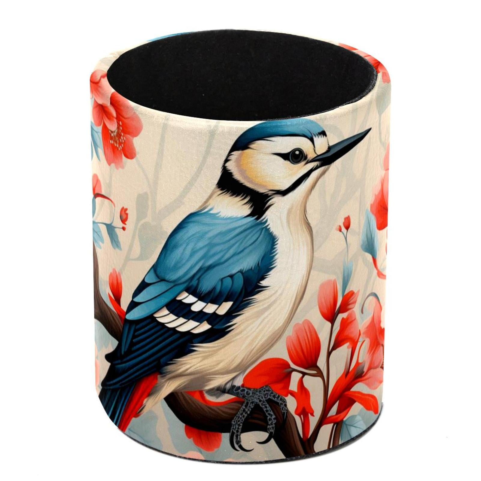 Pen Holder Cup Pencil Cup Holder for Office Woodpecker Desk Organizer ...